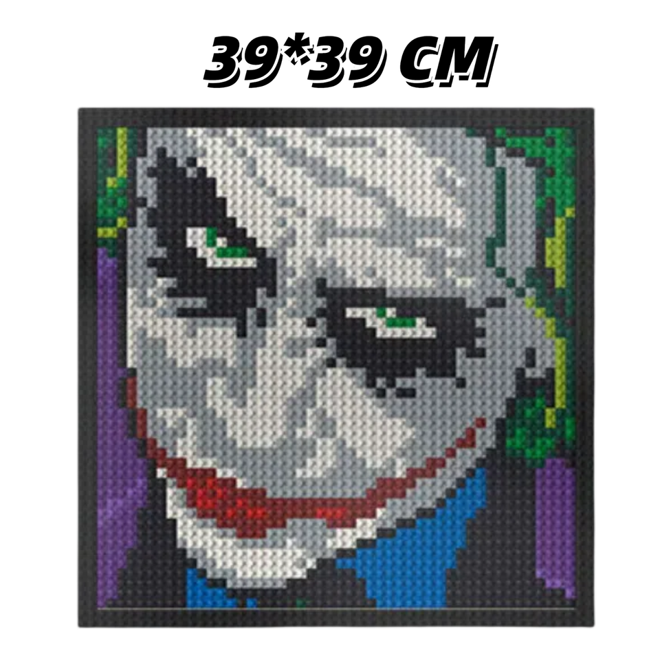BATMAN Building Block Pixel Painting Kids Educational Toys Gift DIY ...