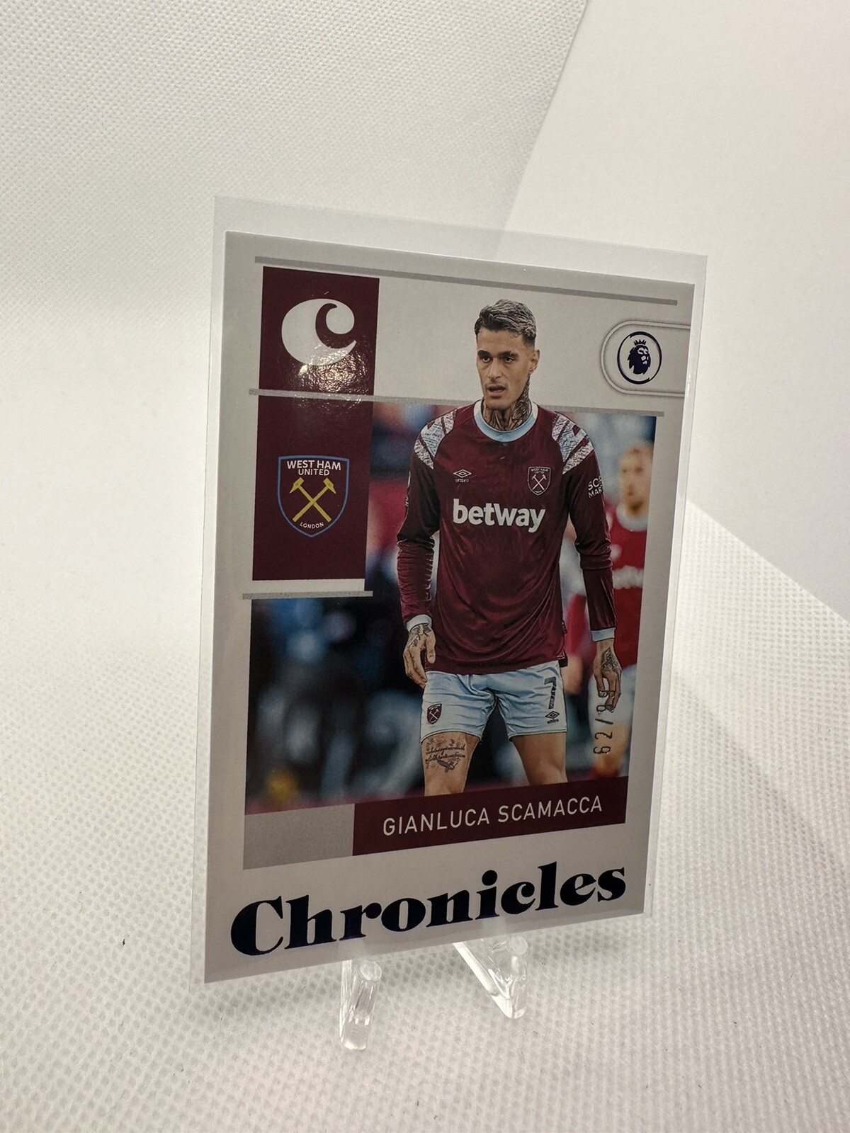 2022-23 Panini Chronicles Premier League /99 Gianluca Scamacca #25 | eBay