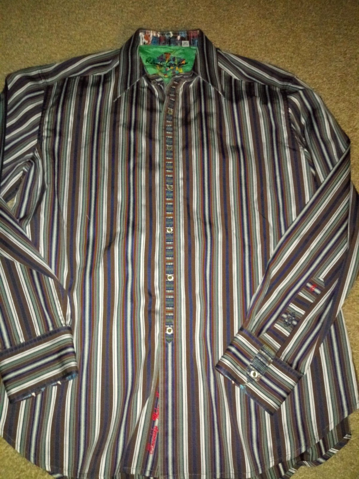 ROBERT GRAHAM-BUTTON DOWN SHIRT-XL-MUTI-COLOR-LONG SL… - Gem