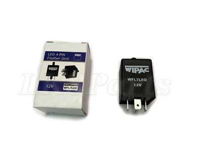LAND ROVER LED ADJUSTABLE FLASHER RELAY WIPAC LED 4 PIN FLASHER UNIT ...