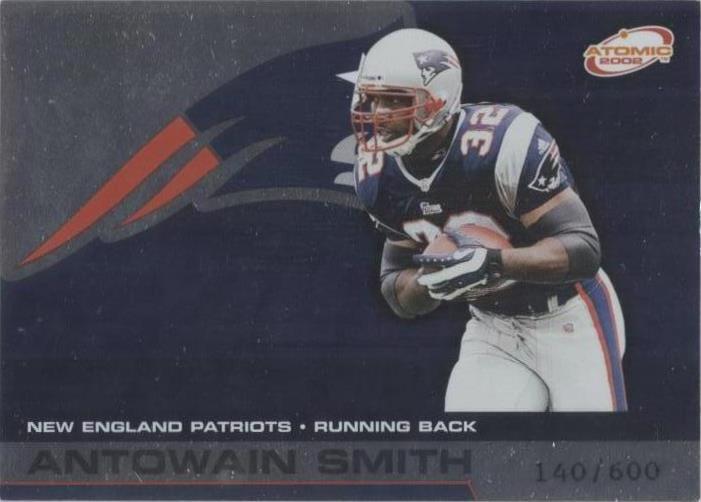 2002 Pacific Atomic - Antowain Smith #58 Non-Die-Cut /600 for sale ...