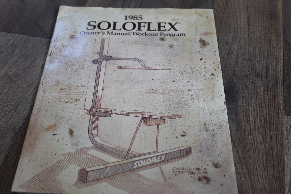 Vtg Soloflex Retro Solo Flex Home Gym Old Style Weight Training Machine ...