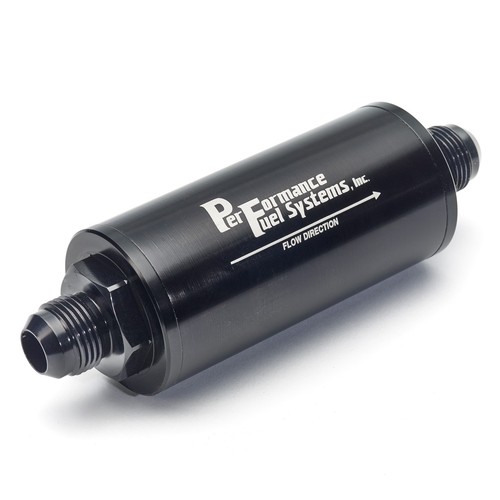 High Flow Fuel Filter 540gph 10 micron Cleanable Element 10AN W/Clamp ...