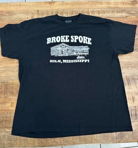 Broke Spoke Kiln Mississippi Biker Bar Black Double Sided Flag ...