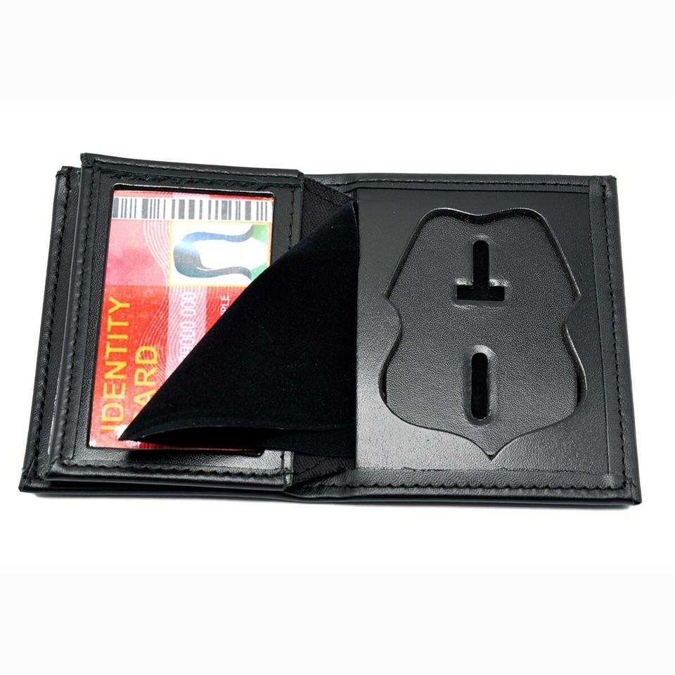 Perfect Fit Custom Badge Wallet Police Corrections Bifold Leather Many ...