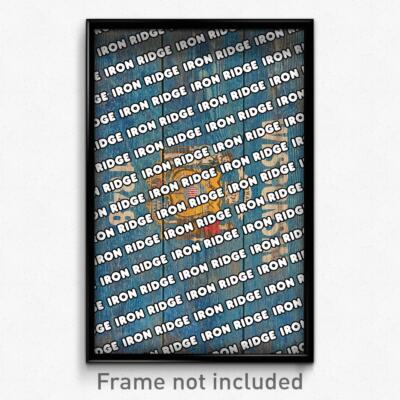 Iron Ridge Wisconsin Poster (WI City Souvenir 11x17 Town Print) | eBay