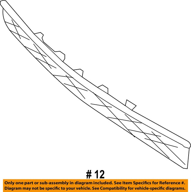 Genuine Mercedes-Benz Lower Grille 2138850622 OEM for sale online | eBay