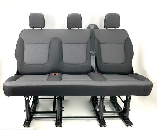 VAUXHALL VIVARO - TRIPLE BENCH SEAT - FOLDS FLAT + FORWARD + REMOVABLE ...