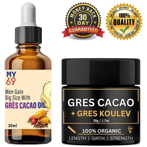 Haitian Grès Cacao Oil and Gres Koulev Cream Combo | Natural Male ...