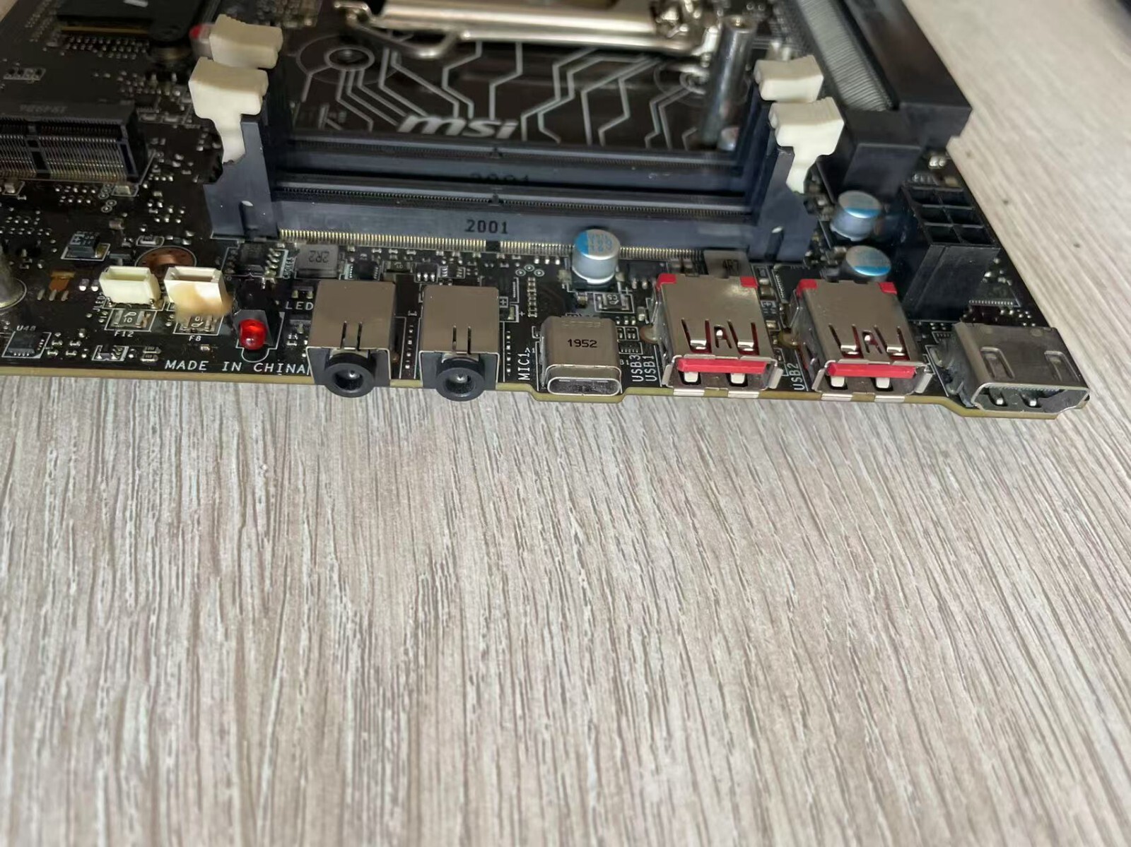 MSI Gaming Trident 3 Intel H310 8th Ms-b9201 Ms-b920 DDR4 Motherboard ...