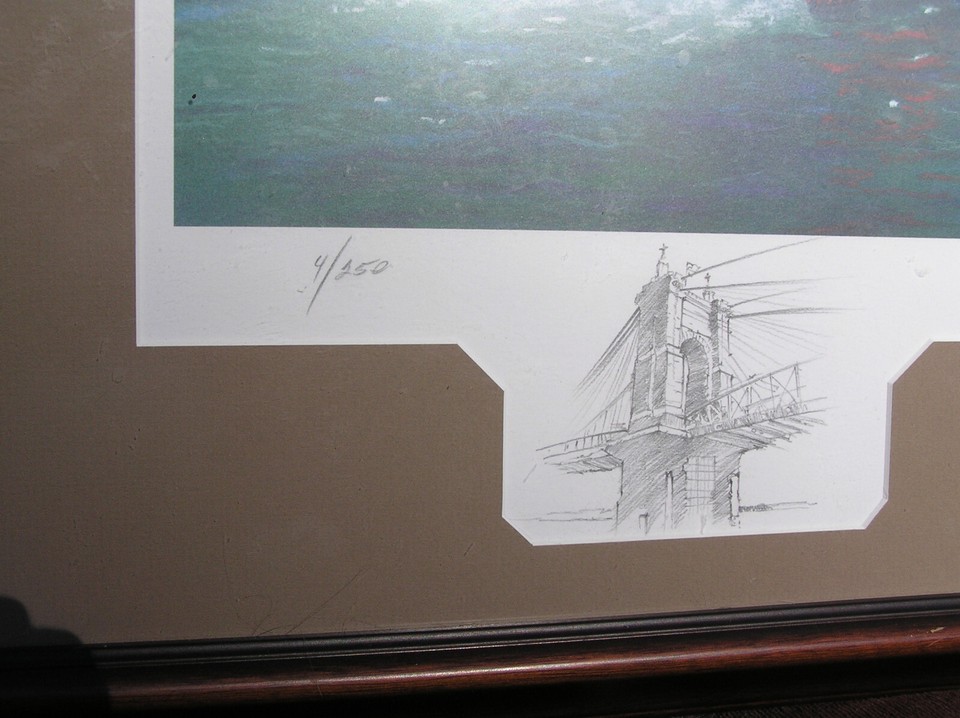 Steamboatin On The Ohio River - Limited Edition Lithograph ~ 4/250 Guy ...
