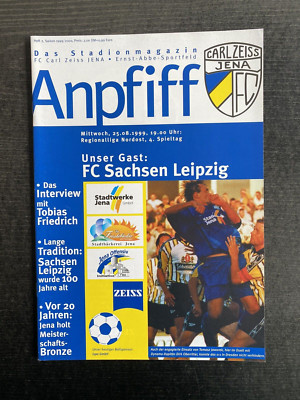 RL 1999/00 FC Carl Zeiss Jena - FC Sachsen Leipzig, 08/25/1999 - Roman ...