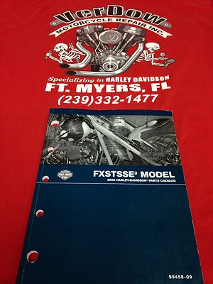 HARLEY DAVIDSON PARTS CATALOG FXSTSSE3 2009 99458-09 | eBay