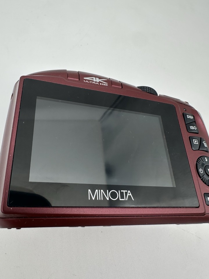 Minolta MND50 48 MP / 4K Ultra HD 16X Zoom Digital Camera (Red) | eBay