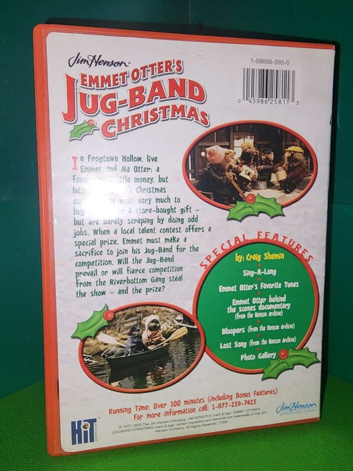 CIB - Emmet Otters Jug-Band Christmas (DVD, 2005, HiT Entertainment ...