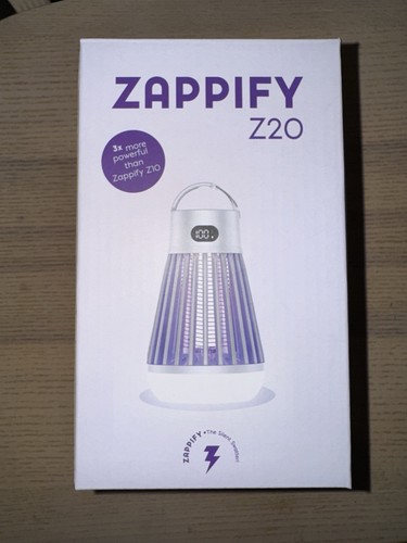ZAPPIFY Z20 Mosquito Zapper Indoor & Outdoor Cordless Rechargeable NEW ...