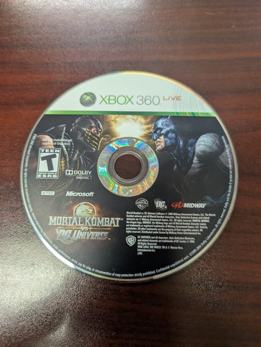 Mortal Kombat Vs DC Universe (Xbox 360) NO TRACKING - DISC ONLY 48 | eBay