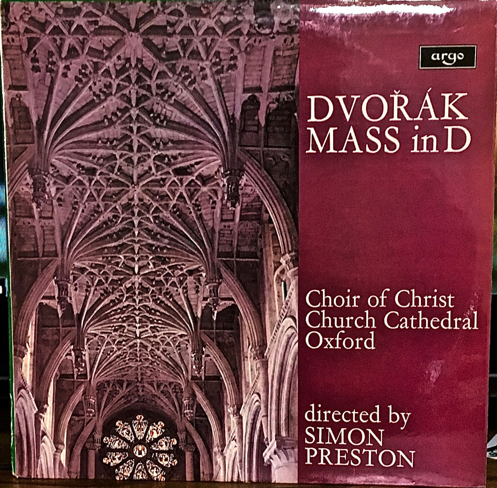 DVORAK: Mass in D Major-M1974LP UK IMPORT SIMON PRESTON | eBay