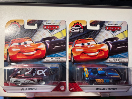 Disney Pixar Cars FLIP DOVER MICHAEL ROTOR 24H Endurance Race NEXT GEN ...