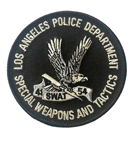 LA SWAT BLACK & SILVER PATCH (PD2) | eBay