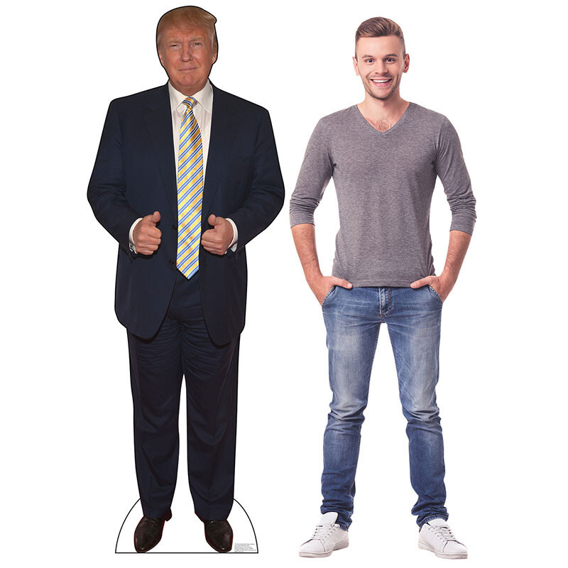 PRESIDENT DONALD TRUMP Lifesize Plastic OUTDOOR YARD SIGN Standee ...