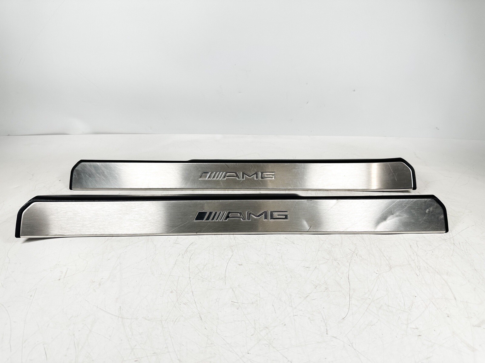 07-13 W221 MERCEDES BENZ S63 S600 AMG FRONT DOOR SILL SCUFF PLATE ...