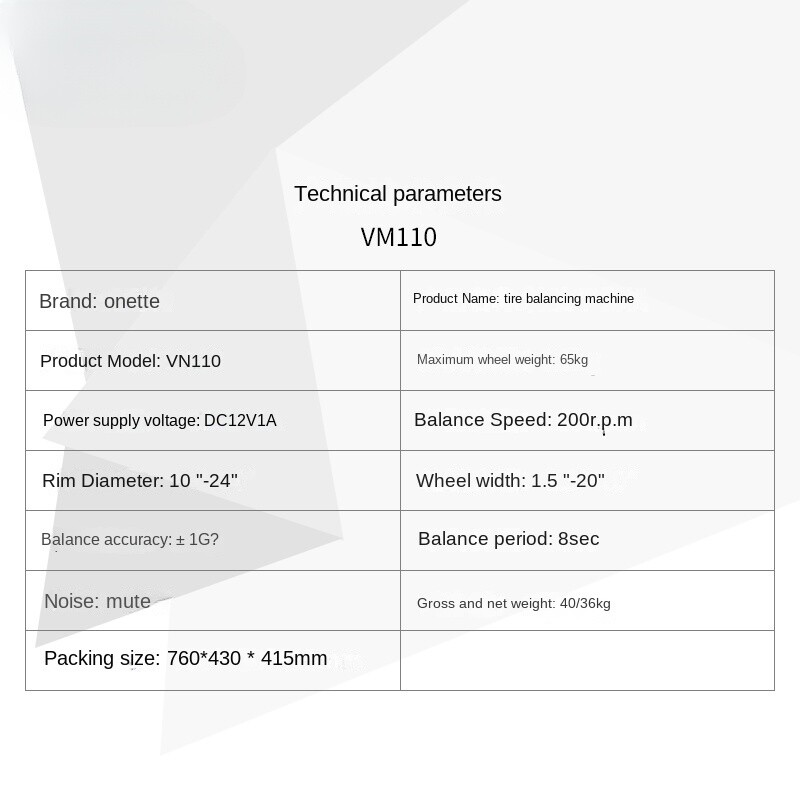 Automatic Wheel Balancer Basic Line Tire Machine LED Light Portable ...