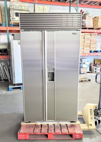 SUB-ZERO 42" RECONDITIONED 680 w/PERFECT STAINLESS DOORS REFRIGERATOR ...