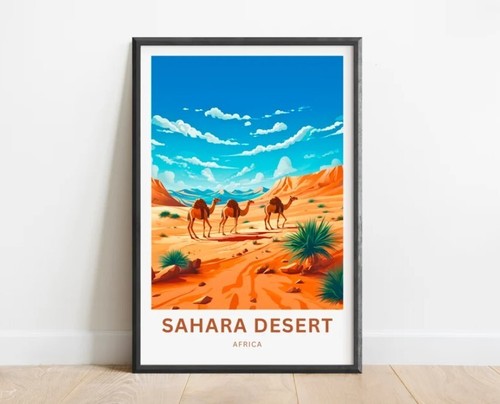 Sahara Desert Travel Print - Sahara Desert poster | eBay