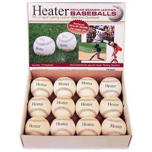 Heater Sports PMBL44 Leather Pitching Machine Baseballs for sale online ...