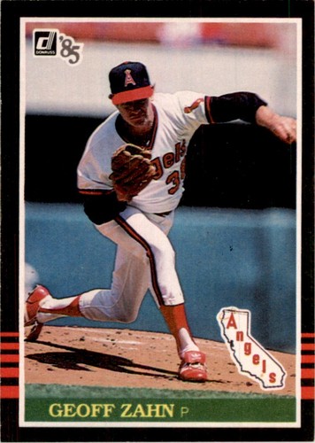 1985 Donruss Geoff Zahn 100 Baseball Cards #301 | eBay