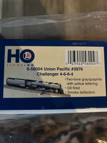 Lionel Union Pacific Challenger 4-6-6-4 Steam Locomotive HO 6-58004 ...
