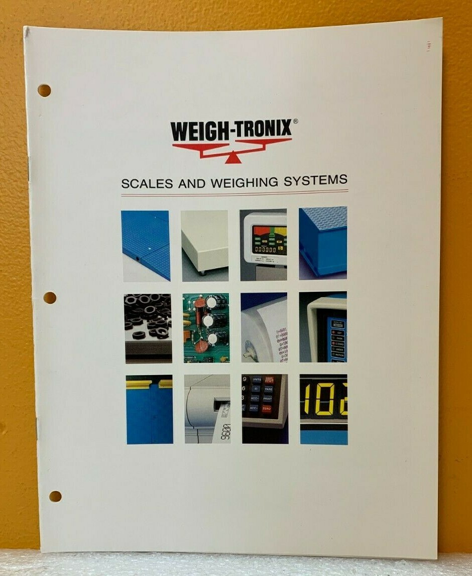 Weigh-Tronix Scales and Weighing Systems Catalog. | eBay