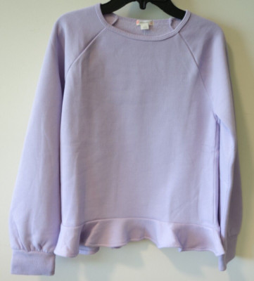 Brand New Crewcuts Purple Sweatshirt Girl's Size 14 | eBay