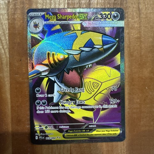 Pokemon TCG - Mega Sharpedo Ex - 113/094 - MEGA EVOLUTION Phantasmal ...