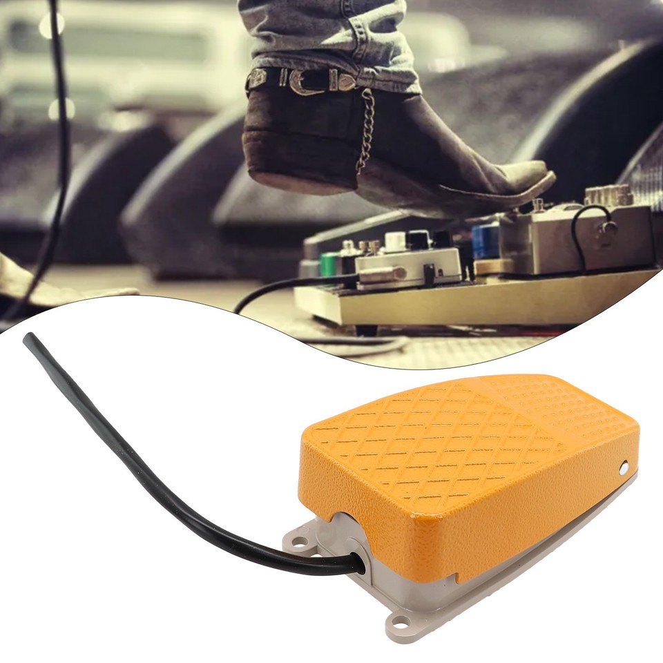 Brand New Foot Switch Electric Pedal Practical SPDT Single Pole Double ...