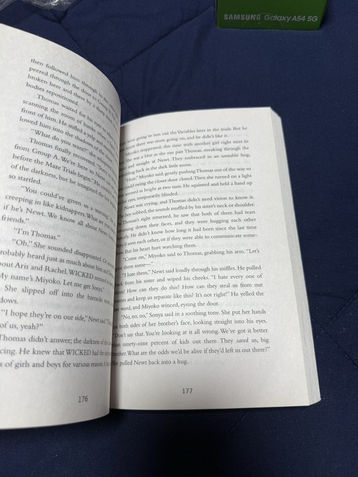 Death Cure The Fever Code Maze Runner Misprinted Book | eBay