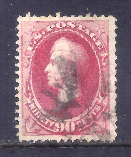 US Stamp - #155 - USED - 90 cent Oliver Perry Issue - CV $350 - BEAUTY ...