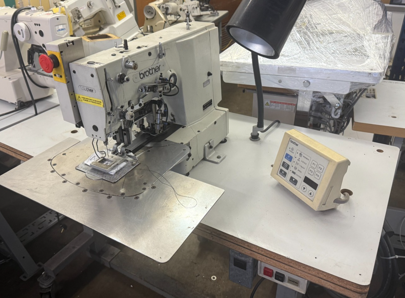 BROTHER KE-484C-X - HEAVY DUTY ELECTRONIC PATTERN TACKING MACHINE ...