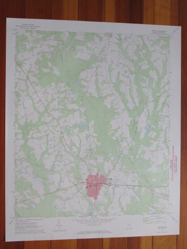 Metter Georgia 1973 Original Vintage USGS Topo Map | eBay