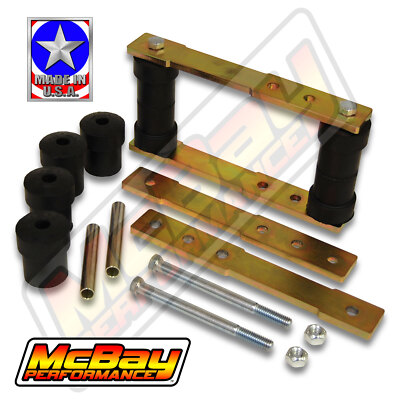 1" to 4" Rear Adjustable Shackle Lift Kit 67-75 Camaro Firebird 62-79 ...