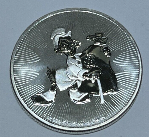 2018 SCROOGE MCDUCK 1 OUNCE SILVER 999 NIUE TWO DOLLARS $2 | eBay