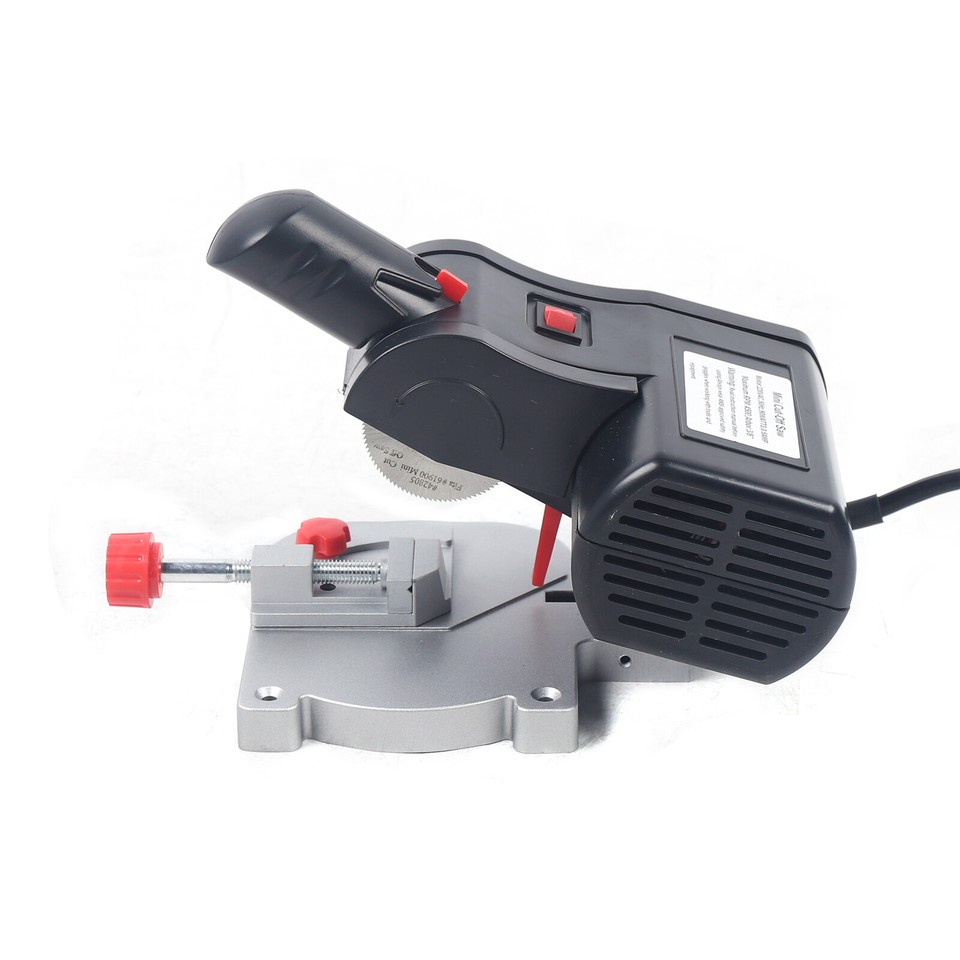 Mini Benchtop Cut-off Chop Saw wood metal Angle Moulding cutter 45 ...