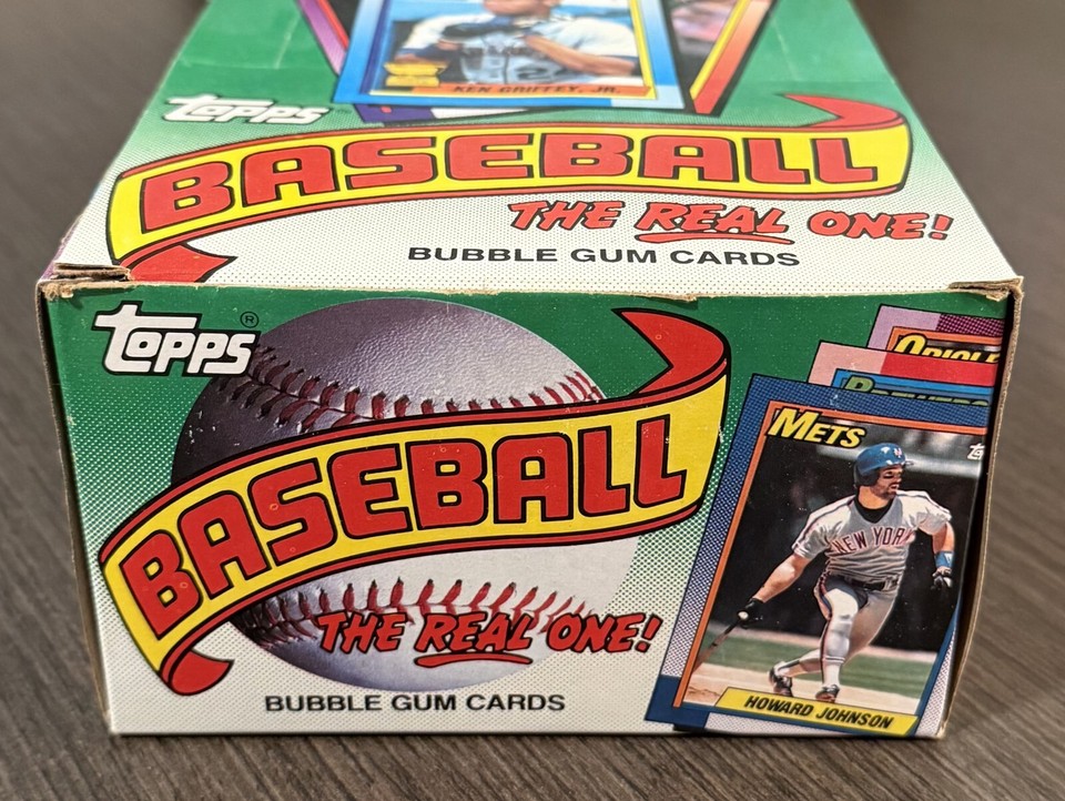 1990 Topps Baseball Wax Box 36 Sealed Packs Nolan Ryan Bottom Frank ...