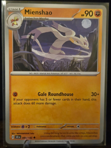 Pokémon TCG - Mienshao - 84/142 - Stellar Crown | eBay