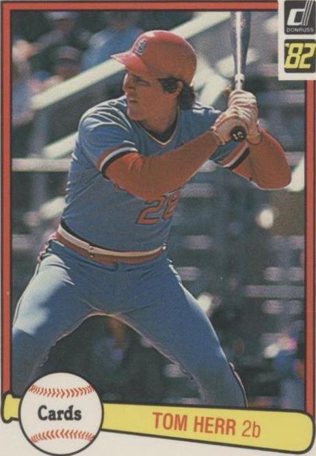 1982 Donruss - Tom Herr #530 for sale online | eBay