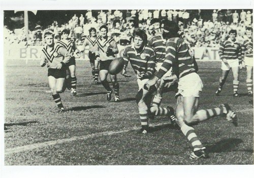 PHOTOGRAPH , SPORT , RUGBY LEAGUE,BALMAIN TIGERS v PARRAMATTA EELS c ...