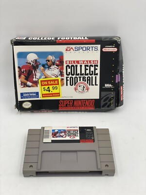 Bill Walsh College Football (Super Nintendo Entertainment System, 1994 ...