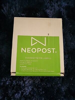 Quadrient Postage Meter Labels MT2N1000 Double Lables | eBay