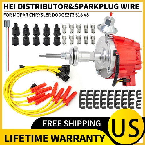 NEW HEI Distributor &Wire &Pigtail Fit For Chrysler Dodge273 318 V8 | eBay
